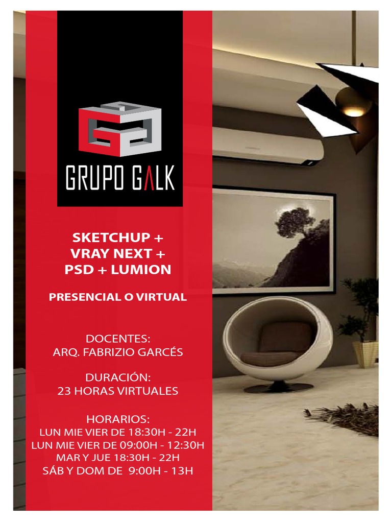 Curso completo de modelado 3D, renderizado y animación arquitectónica ...