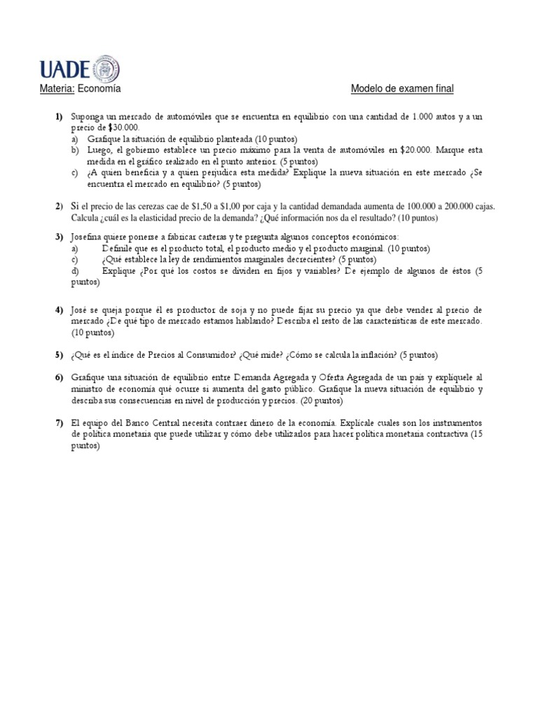 Modelo de Final 3 | PDF