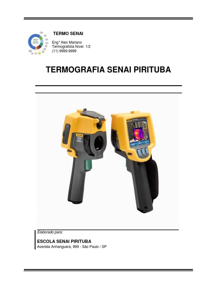 Relatorio Termografia Alex | PDF | Quantidade | Fenômenos de transporte
