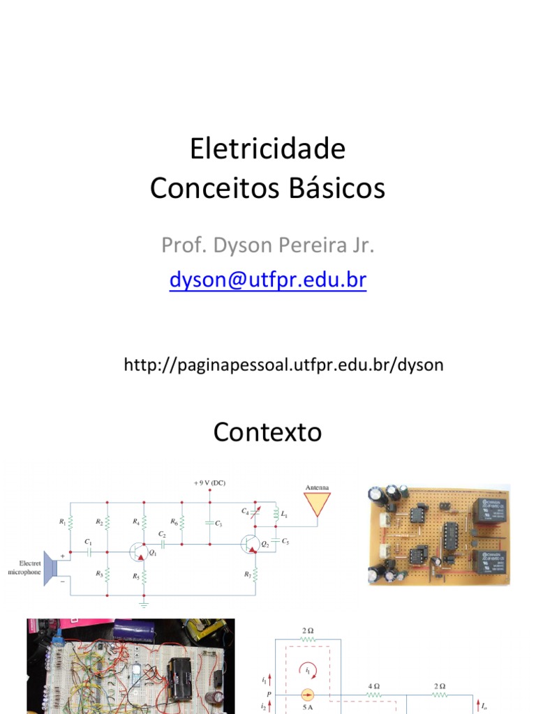 Aula 1 - Conceitos Basicos | PDF | Carga elétrica | Eletricidade