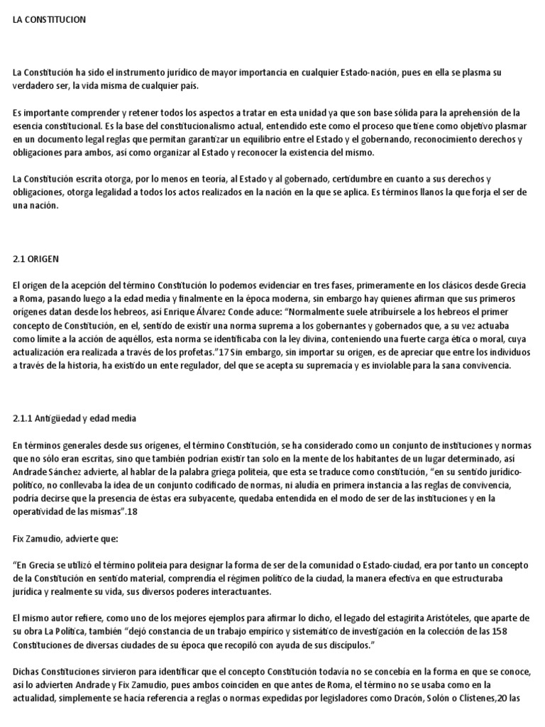 La Constitucion Pdf