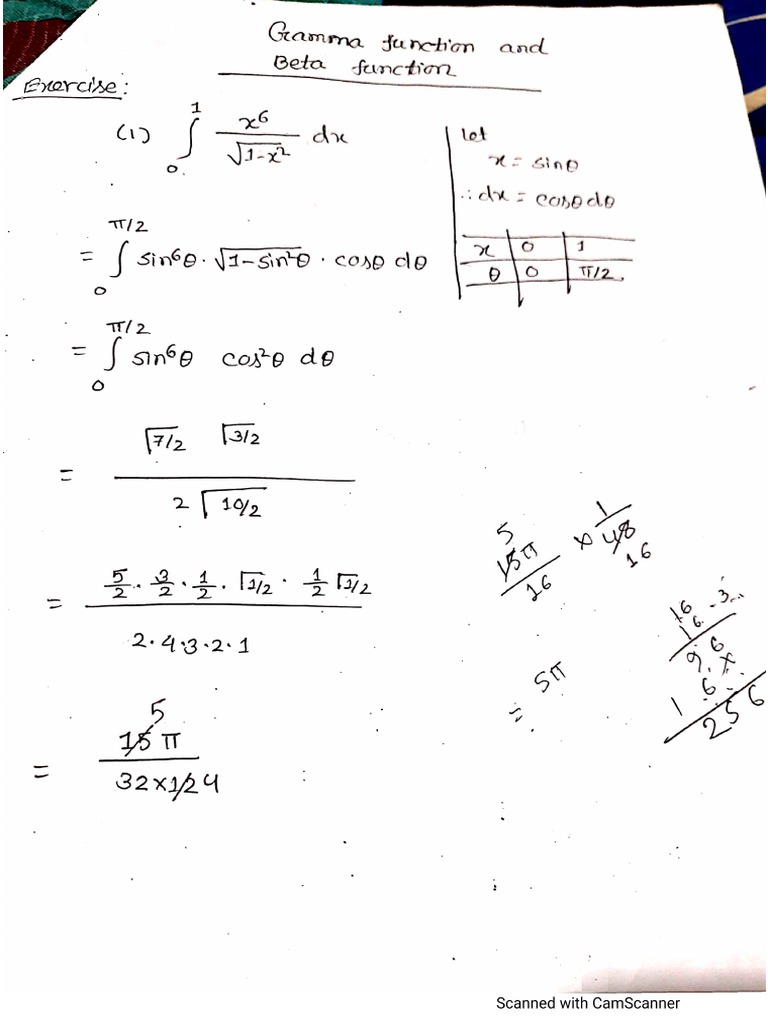 Gamma Beta Function Part 2 Pdf