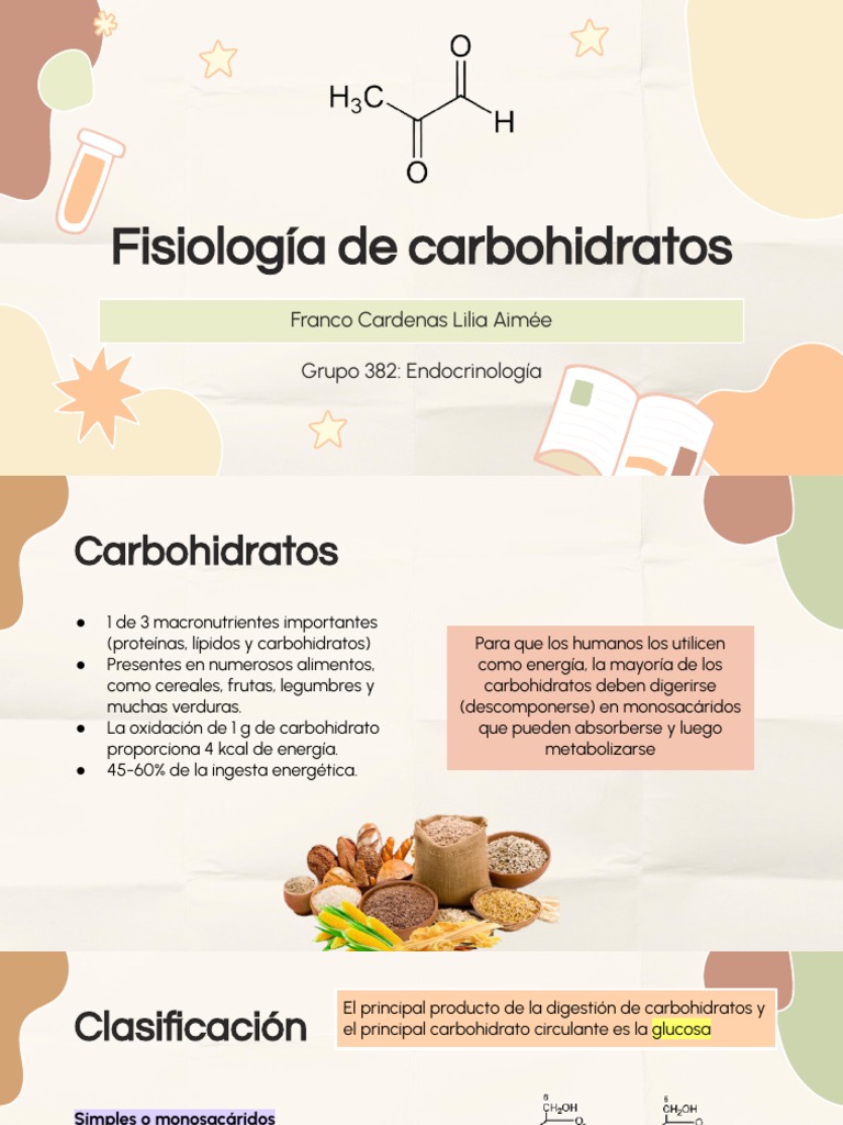 Carbohidratos | PDF | Carbohidratos | Glucógeno