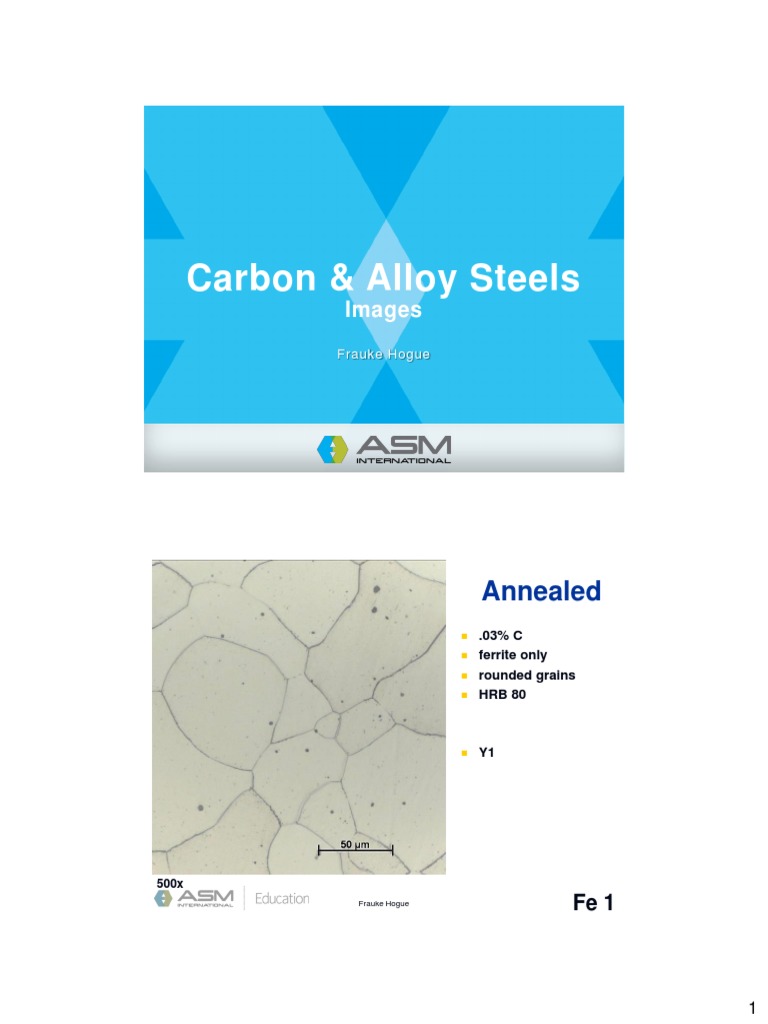 4 - Carbon Alloy Steels | PDF | Heat Treating | Steel