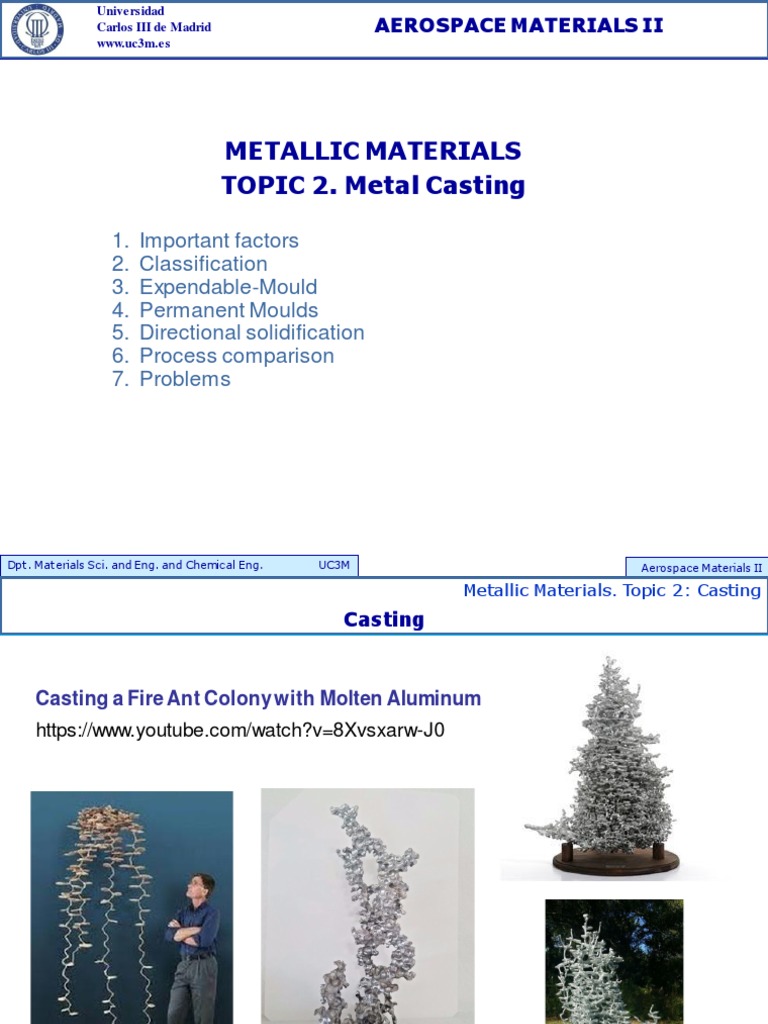 Expendable Mold Casting in Aerospace | PDF | Casting (Metalworking) | Casting