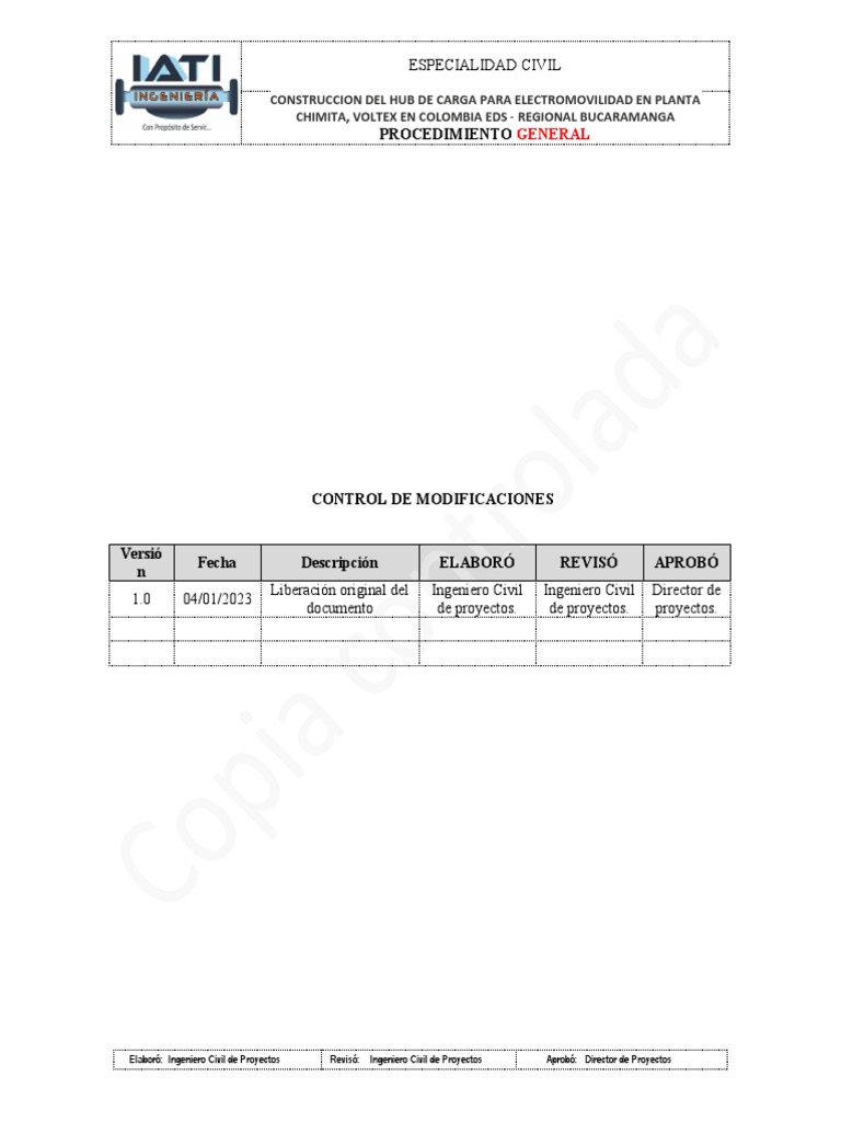 PROC. GEN. HUB CHIMITA - Rev. EGBS | PDF | Ingenieria Eléctrica | Hormigón