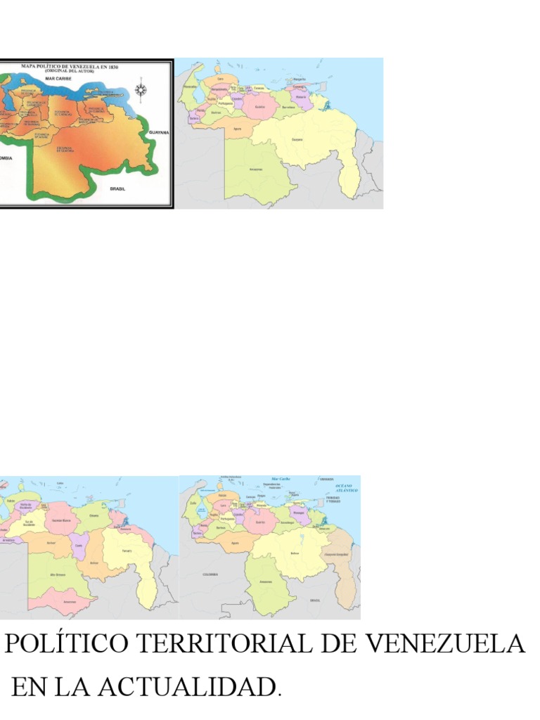 Cronología de Los Mapas de Venezuela | PDF