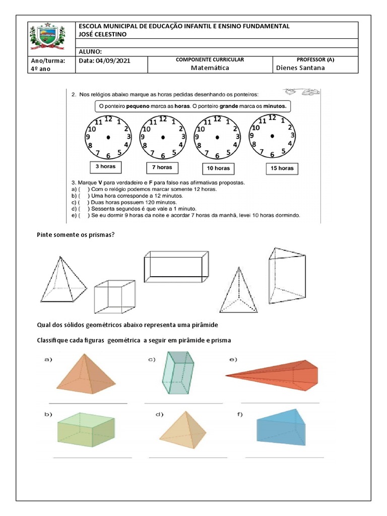 Prova de Matematica | PDF