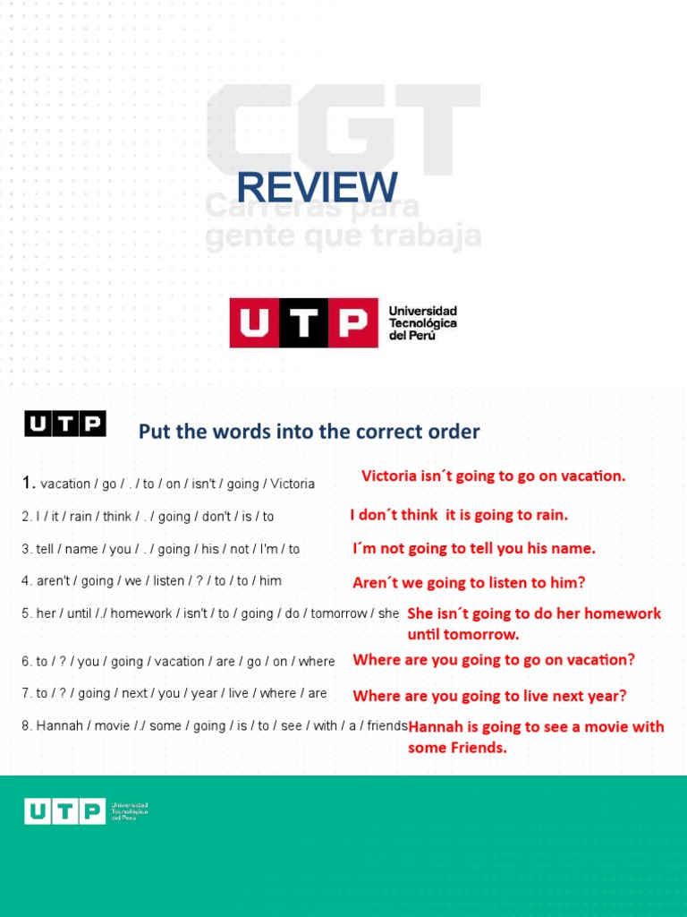 Semana 06 - PPT Sesión Presencial English IV | PDF