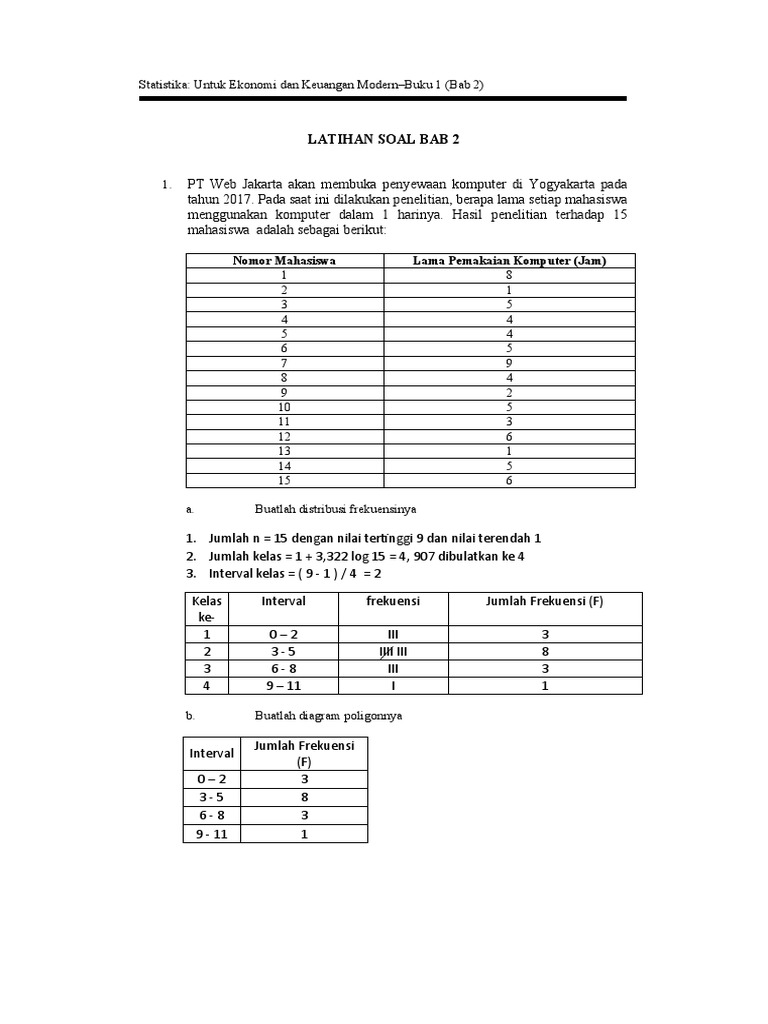 Latihan Soal Bab 02 | PDF