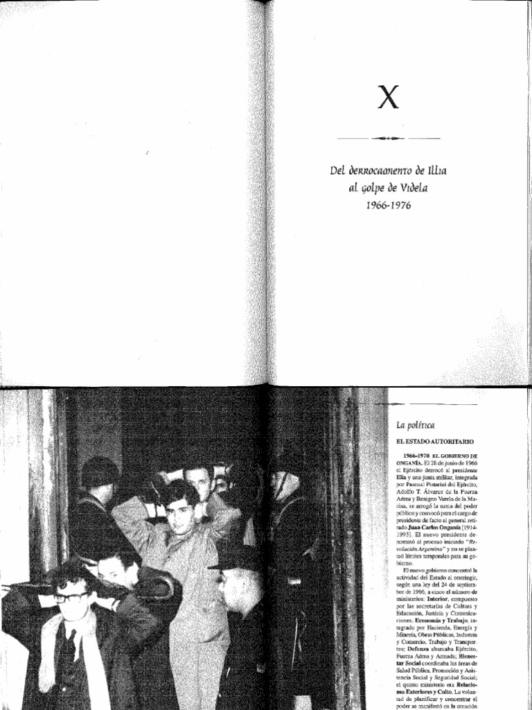 Lobato Cap X Del Derrocamiento de Ilia Al Golpe de Videla 1966-1976 | PDF