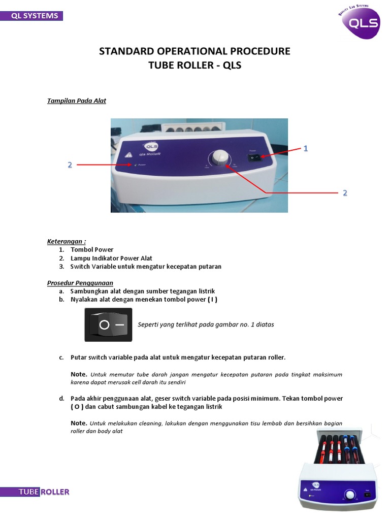 SOP Tube Roller | PDF