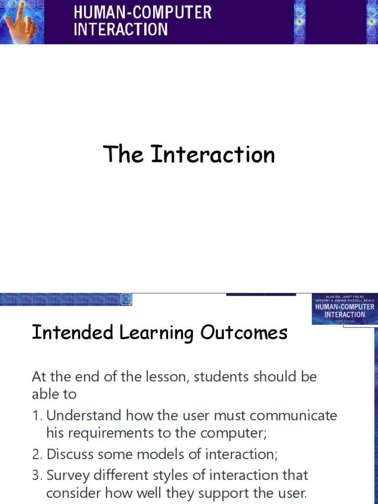 3 Interaction | PDF | Menu (Computing) | Window (Computing)
