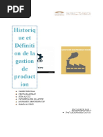 Gestion de La Production Cours 1 | PDF