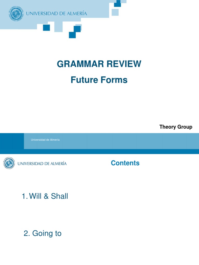 Future Forms | PDF | Linguistics