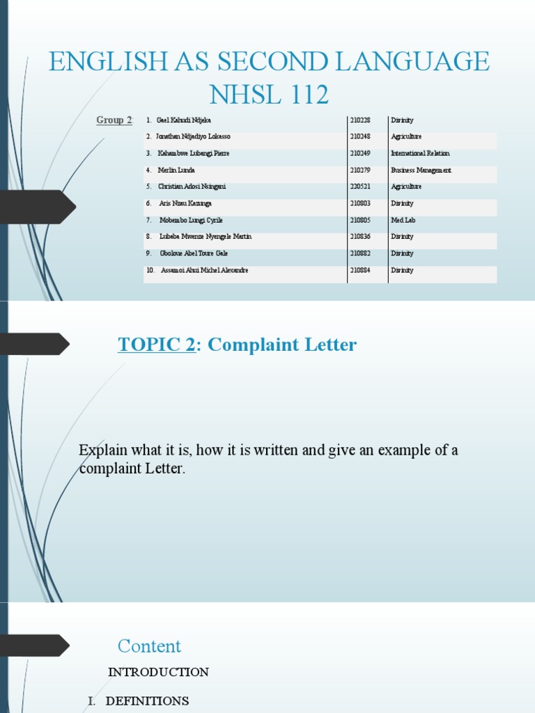 How to Write a Complaint Letter | PDF | Complaint | Communication