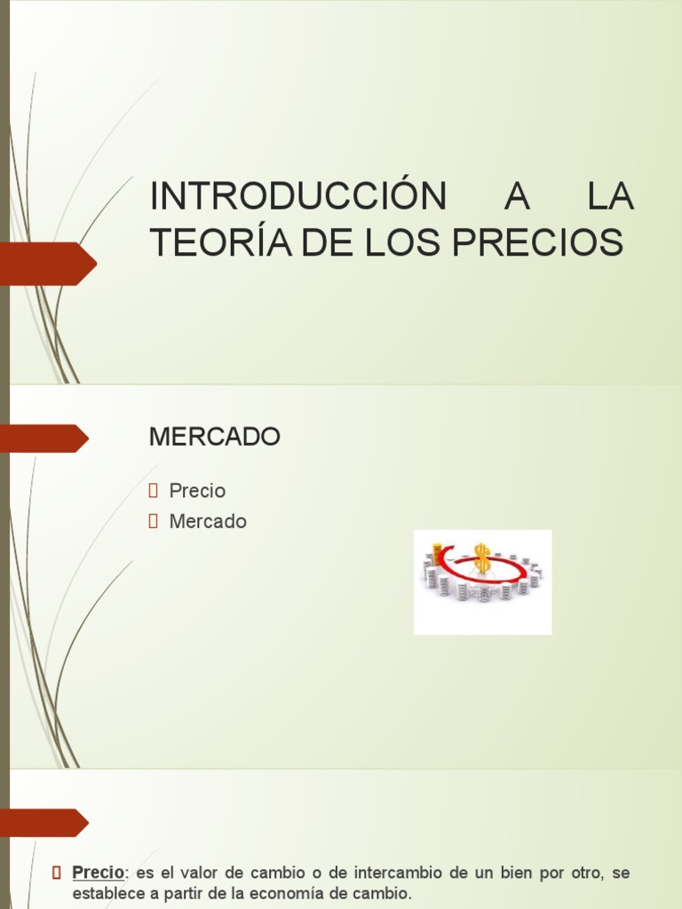 Introducción a la Teoría de Precios | PDF | Mercado (economía) | Oferta ...