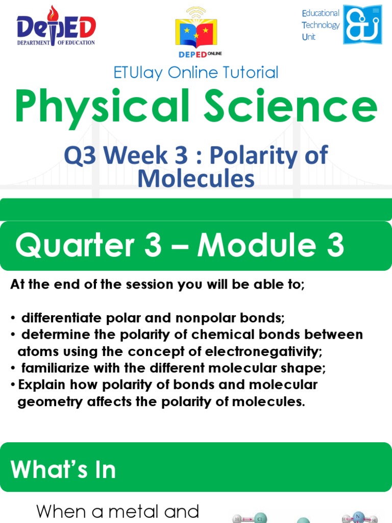 Polar Non Polar | PDF | Chemical Polarity | Chemical Bond