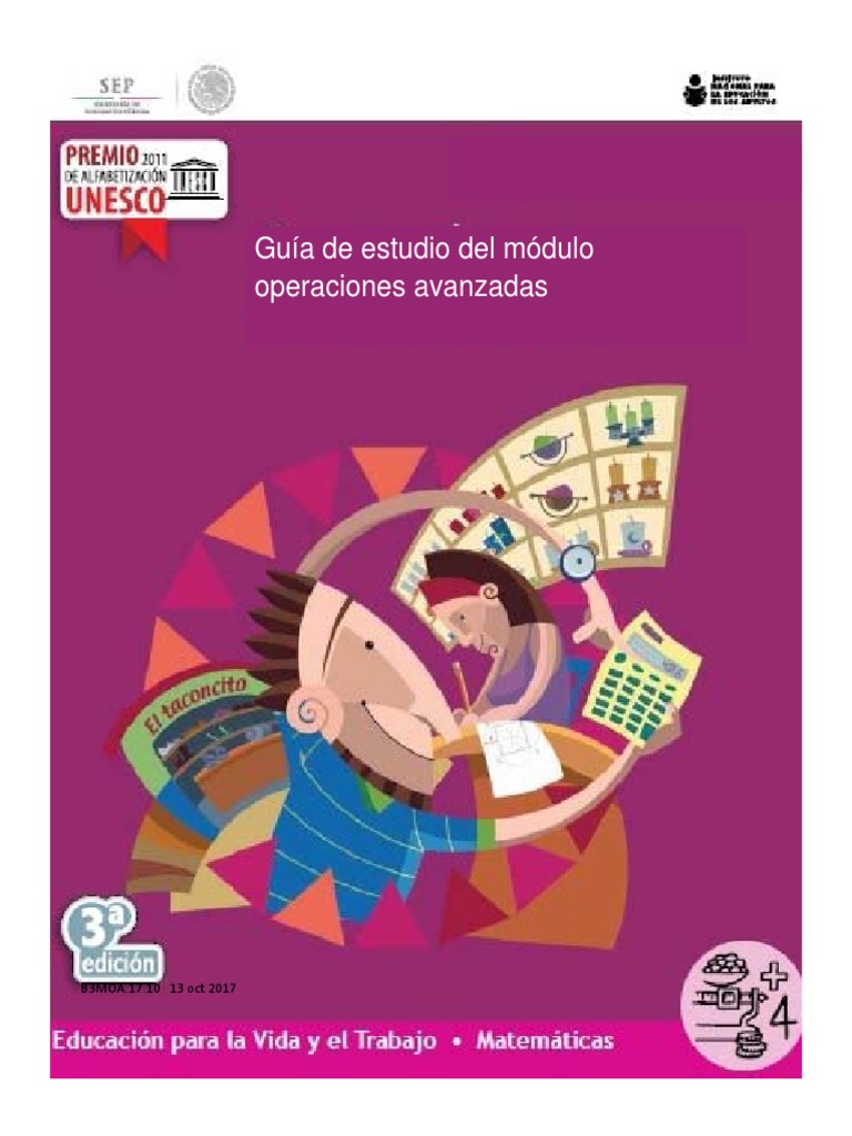 Guía de Estudio Del Módulo Operaciones Avanzadas: B3MOA.17.10 13 Oct 2017 | PDF | Multiplicación ...