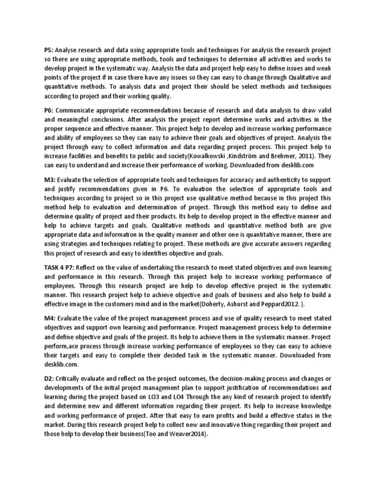 Outline Asm2 Mscp Pdf Quantitative Research Qualitative Research