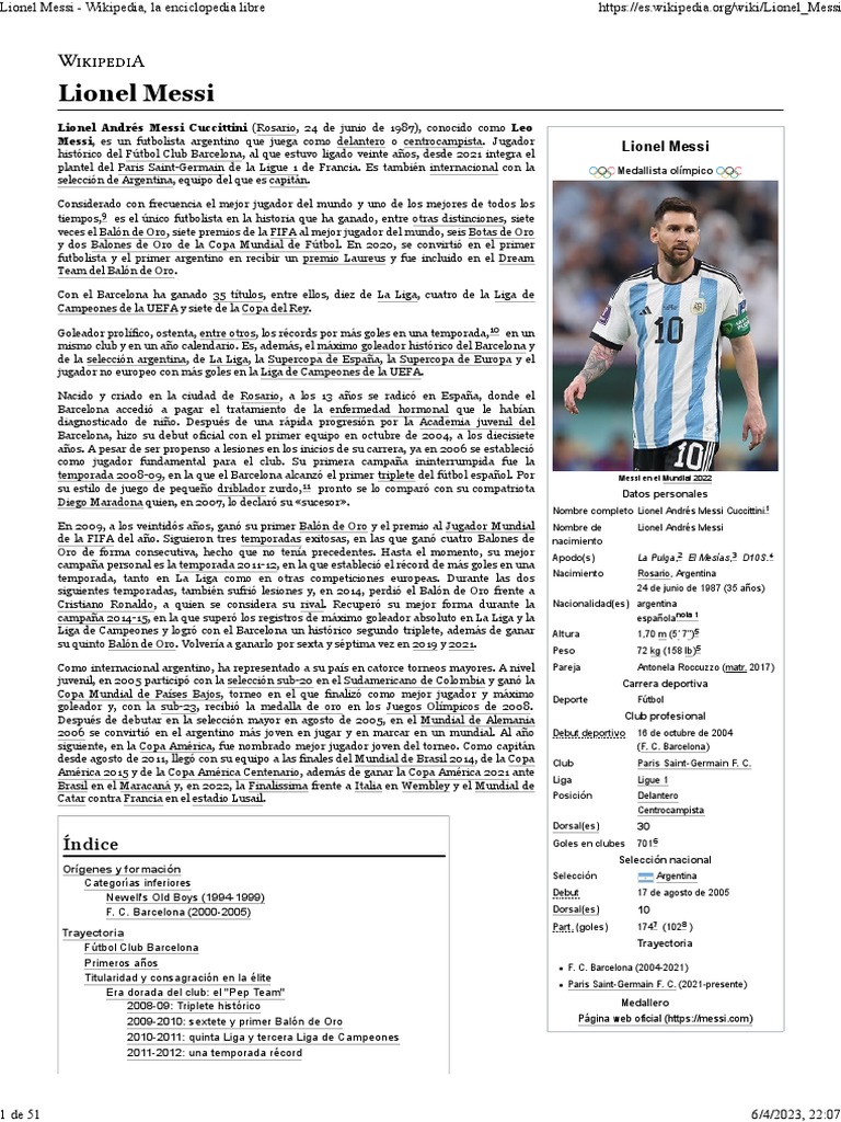 Messi Campeon | PDF | Lionel Messi | FC Barcelona