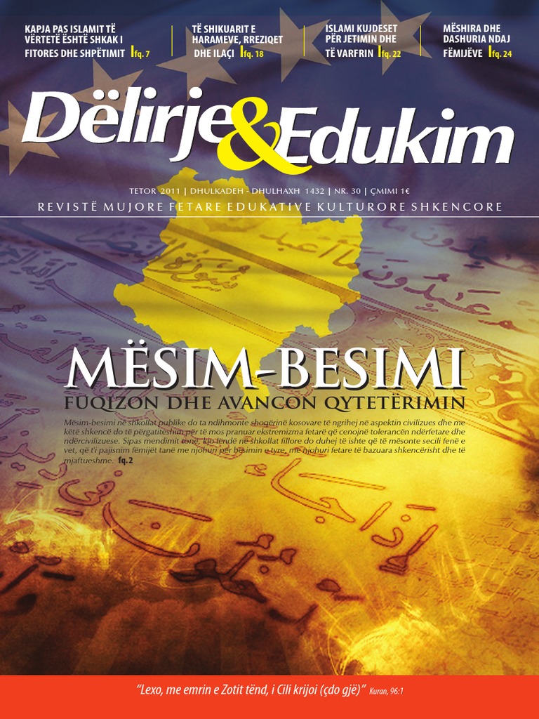 Mësim Besimi Fuqizon Dhe Avancon Qytetërimin | PDF