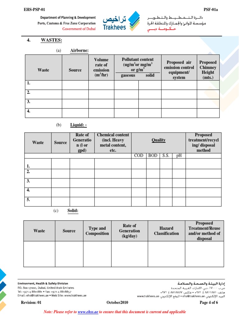 E-Form 4 | Download Free PDF | Waste Management | Waste