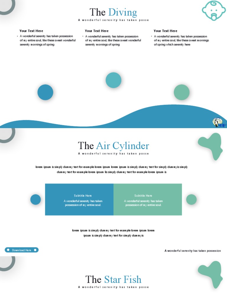 Diving - Powerpoint Template | PDF | Tullii