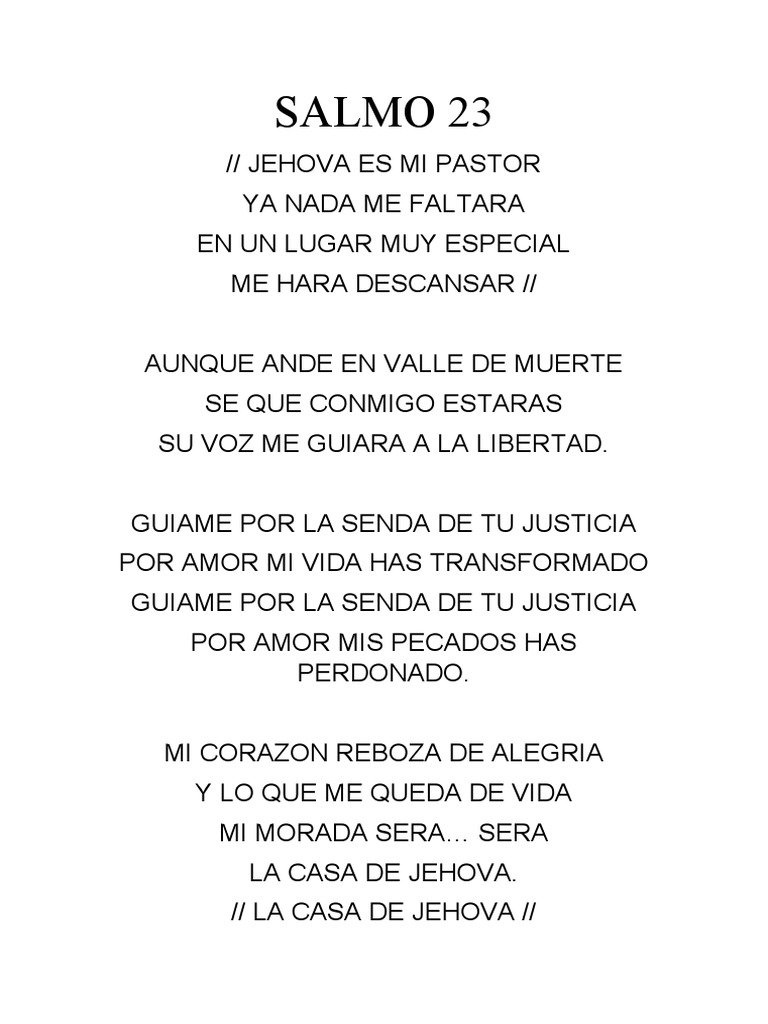 Salmo 23 | PDF