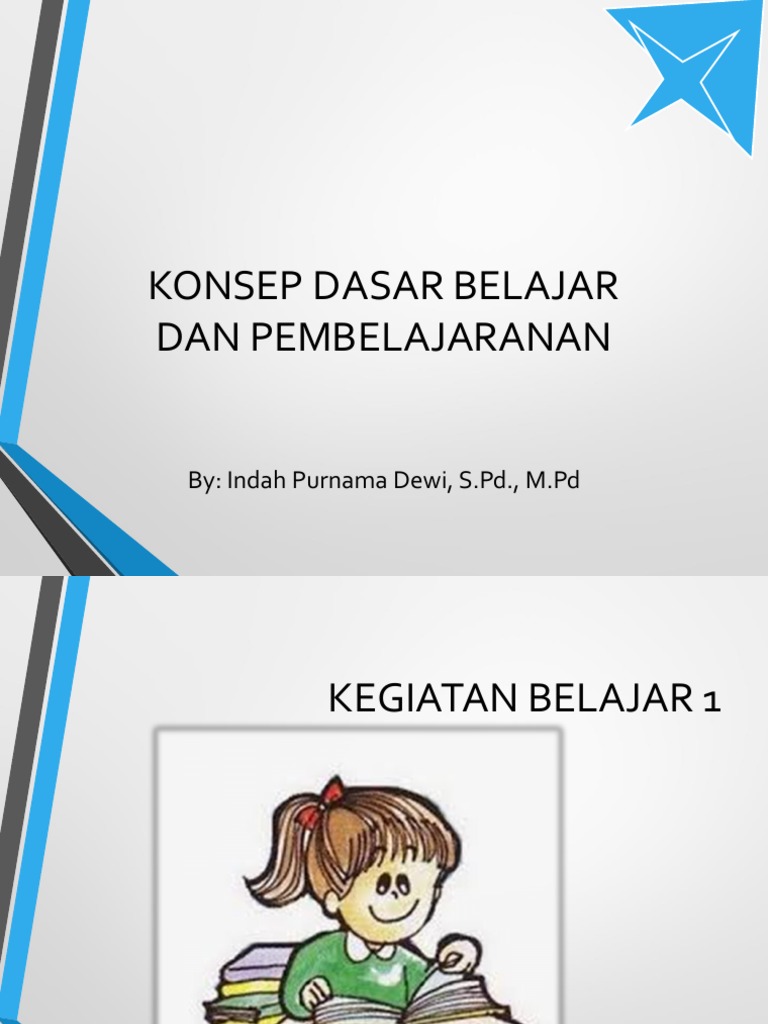 Konsep Dasar Belajar Dan Pembelajaran | PDF