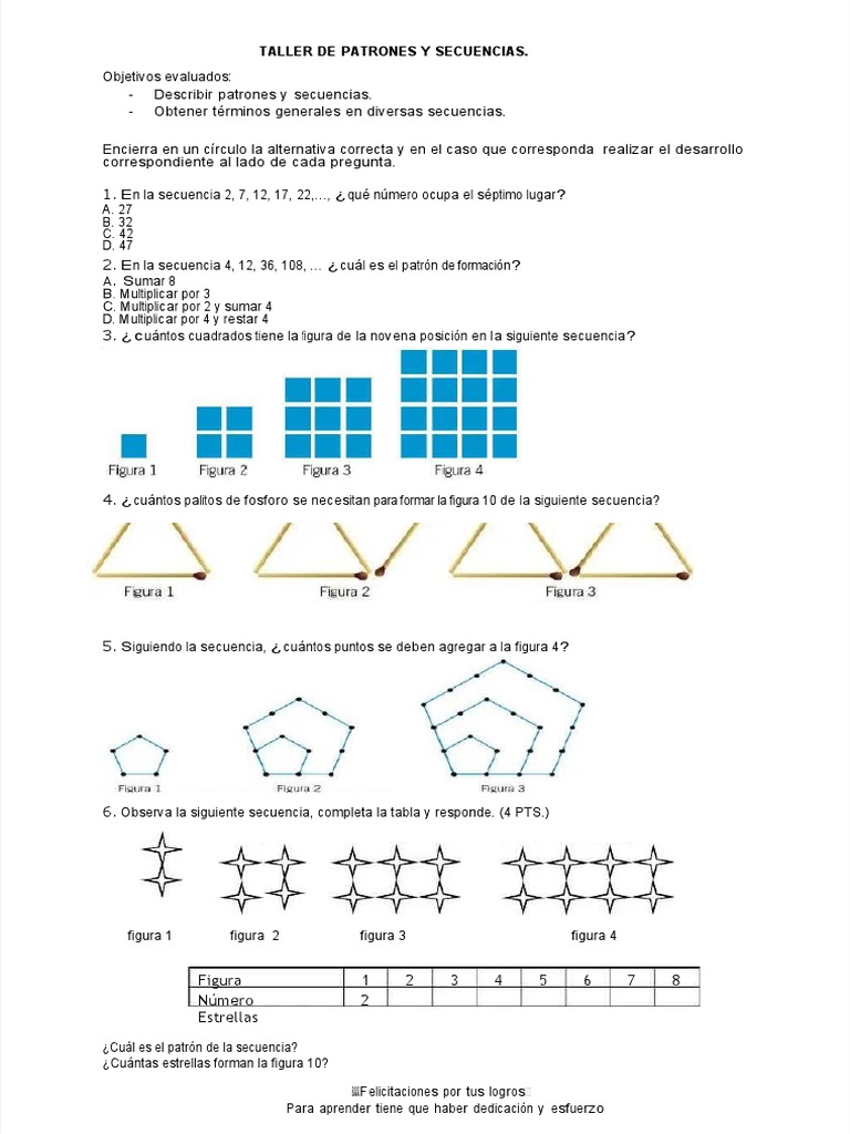 pdf-taller-patrones-y-secuencias-sexto_compress | PDF