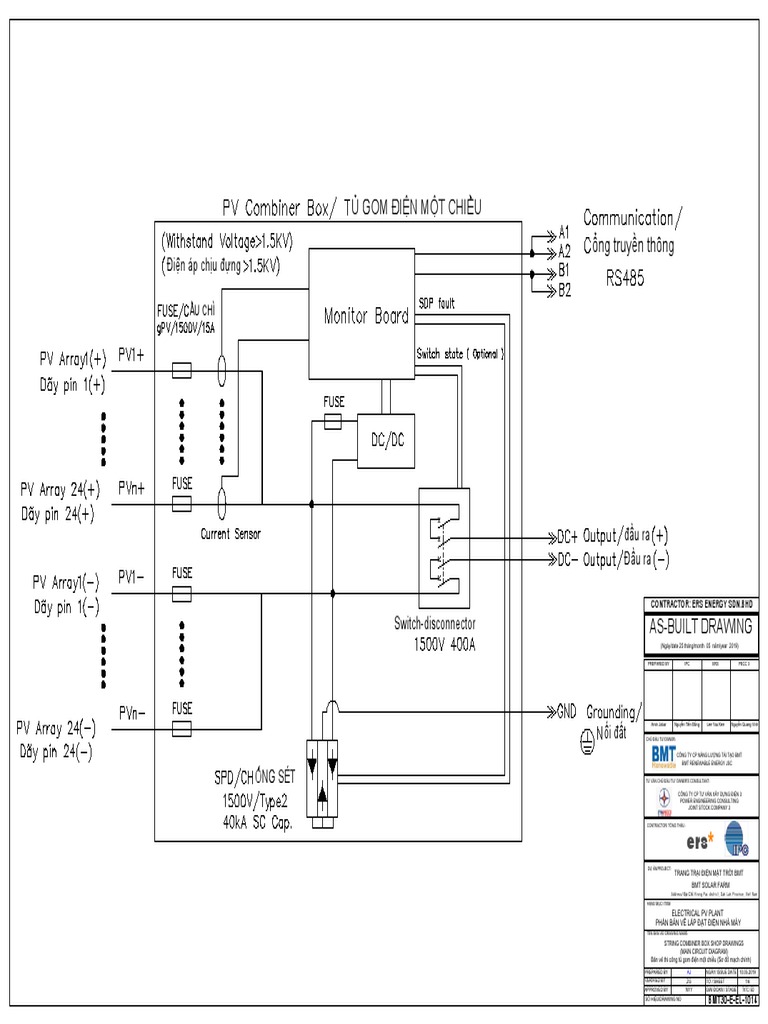 BMT30-E-EL-1014.0 - String Combiner Box Shop Drawings | PDF
