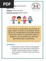 Secuencia Didáctica: El Invierno en Clase | PDF | Ropa