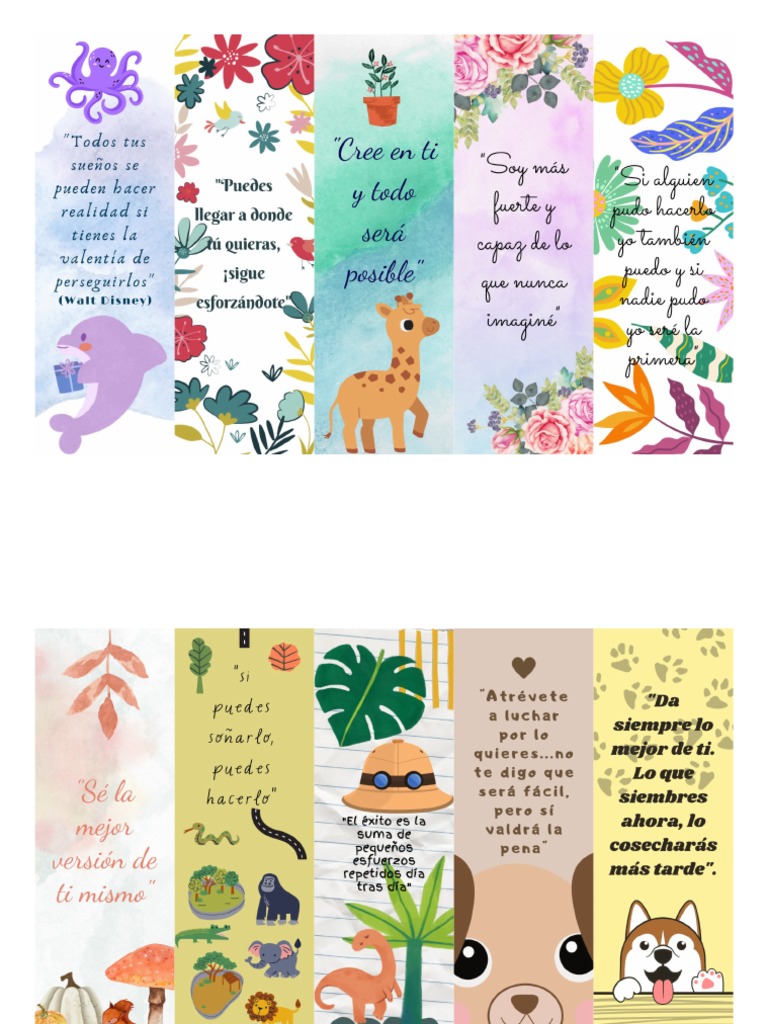 Diseños separadores de libros | PDF