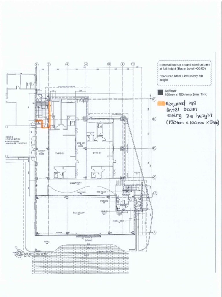 Location of MS Lintel Beam (Internal) | PDF
