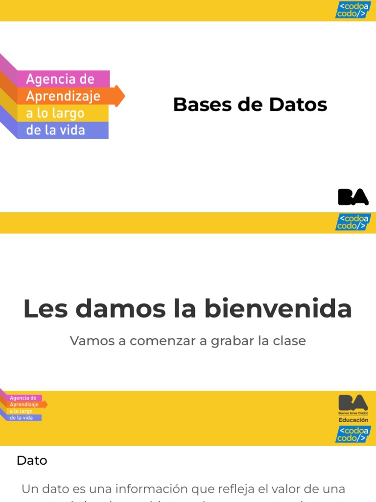 1 - Bases de Datos | PDF | Bases de datos | SQL