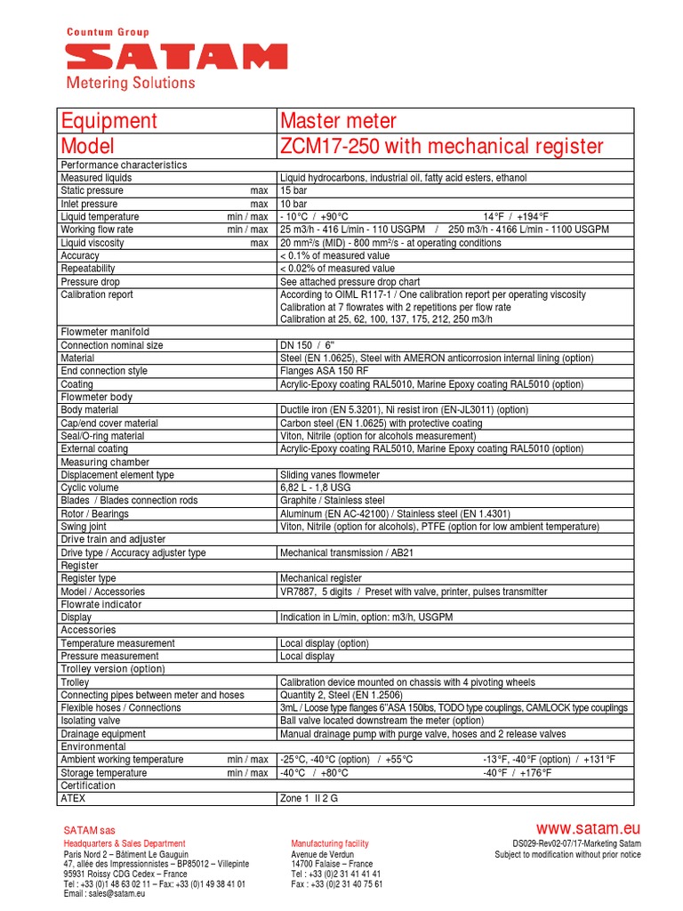 Metering Satam | PDF | Flow Measurement | Mechanical Engineering