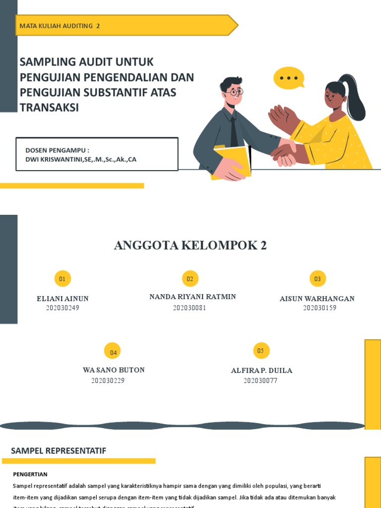 Sampling Audit Untuk Pengujian Pengendalian Dan Pengujian Substantif Atas Transaksi | PDF
