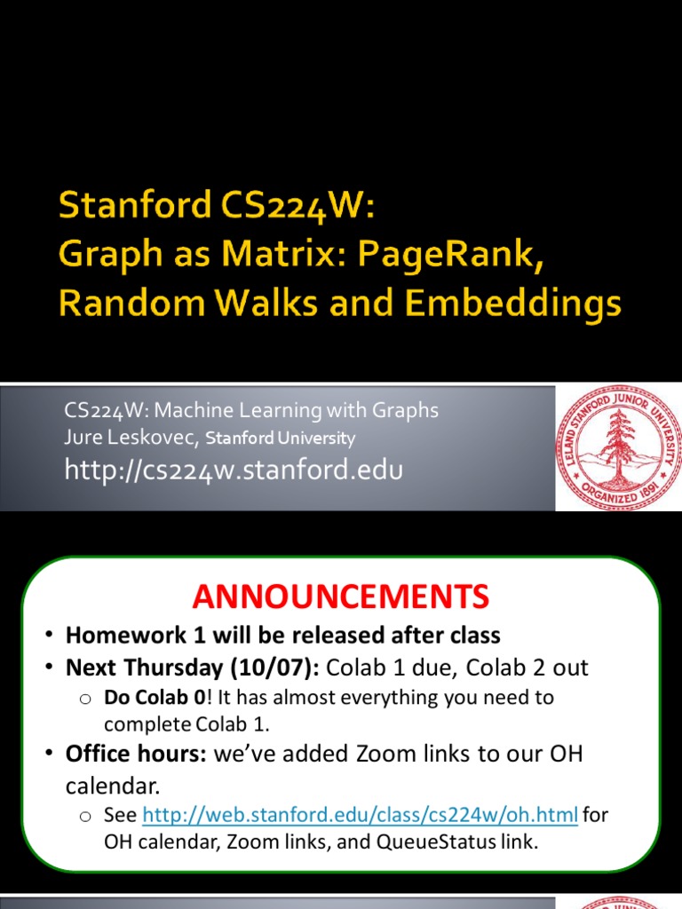 04 Pagerank | PDF | Eigenvalues And Eigenvectors | Matrix (Mathematics)