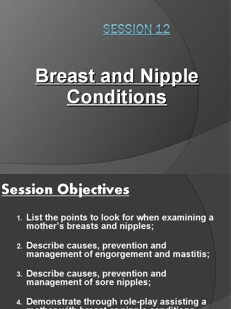 Breast and Nipple Conditions | PDF | Nipple | Breastfeeding