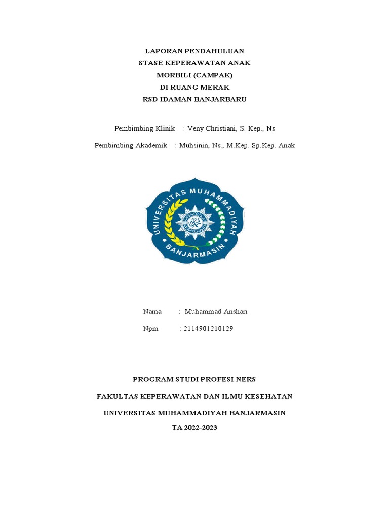 Laporan Morbili untuk Ners | PDF | Pengembangan Diri