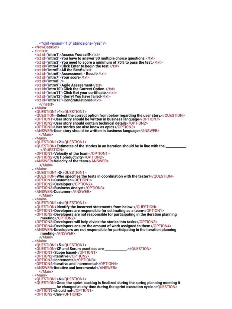 Agile Answers 1 Pdf Agile Software Development Scrum Software Development