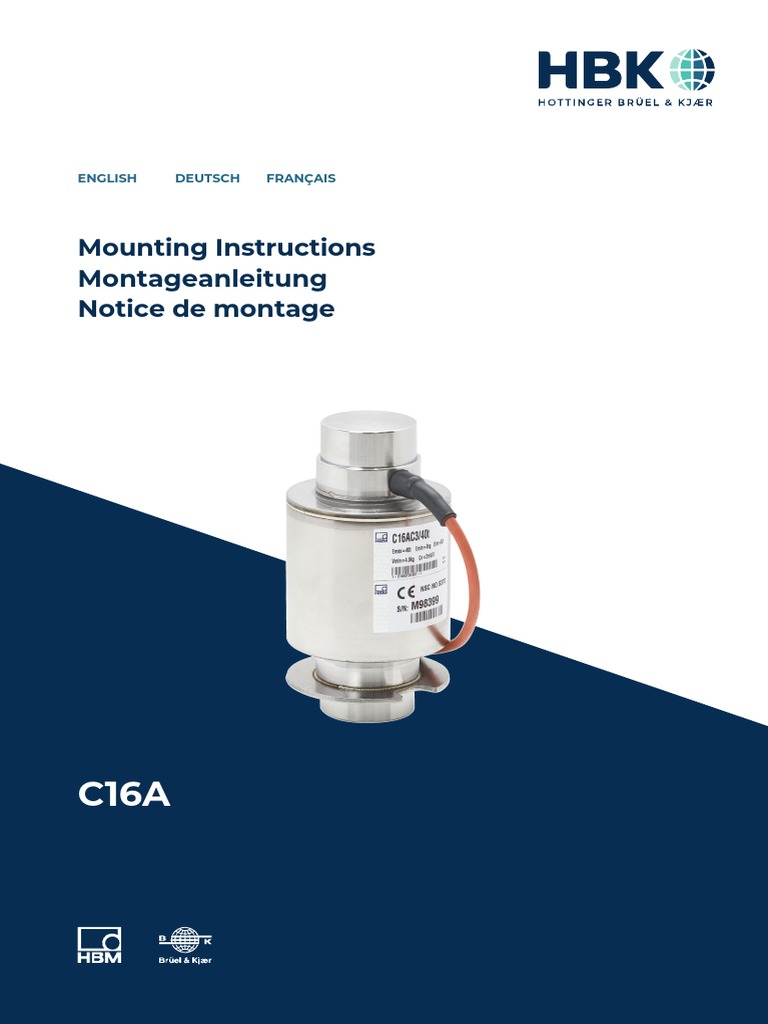 Load Cell C16A | Download Free PDF | Safety | Electromagnetic Compatibility