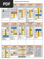 DSBN Secondary School Year Calendar | PDF
