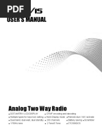 Baofeng UV-5R Series Operating Manual | PDF | Battery (Electricity) | Radio