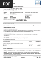 Safety Data Sheet: CIF Disinfectant Floor Cleaner | PDF | Occupational ...