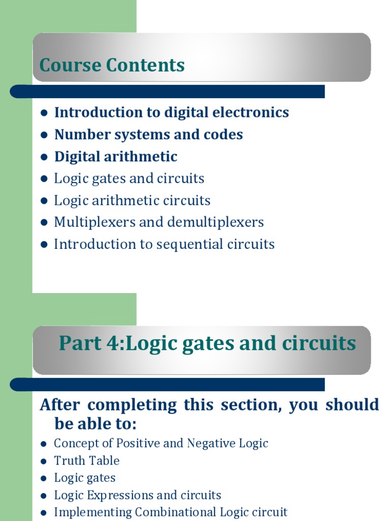Lecture 5-Logic Gates and Ciruits | PDF | Logic Gate | Boolean Algebra