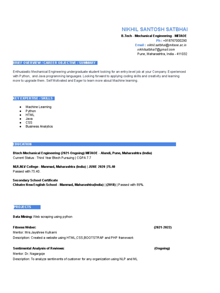 3352 Nikhil | PDF | Computer Science | Information Technology