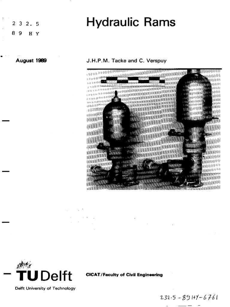 Hydraulic Rams: Operation and Benefits | PDF | Pump | Hydraulics