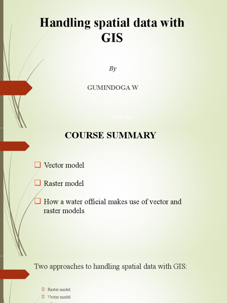2 - Spatial Data Types - Raster - Vector | Download Free PDF | Geographic Information System | Pixel